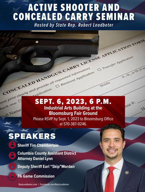 Events | PA State Rep. Robert Leadbeter